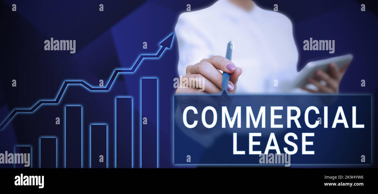 Text showing inspiration Commercial Lease. Concept meaning study of ...