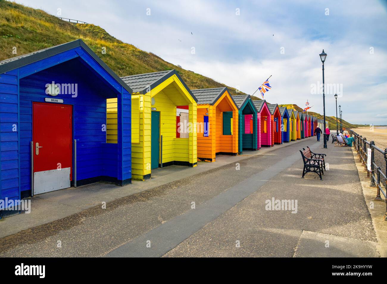 Marshalls beach huts hi-res stock photography and images - Alamy