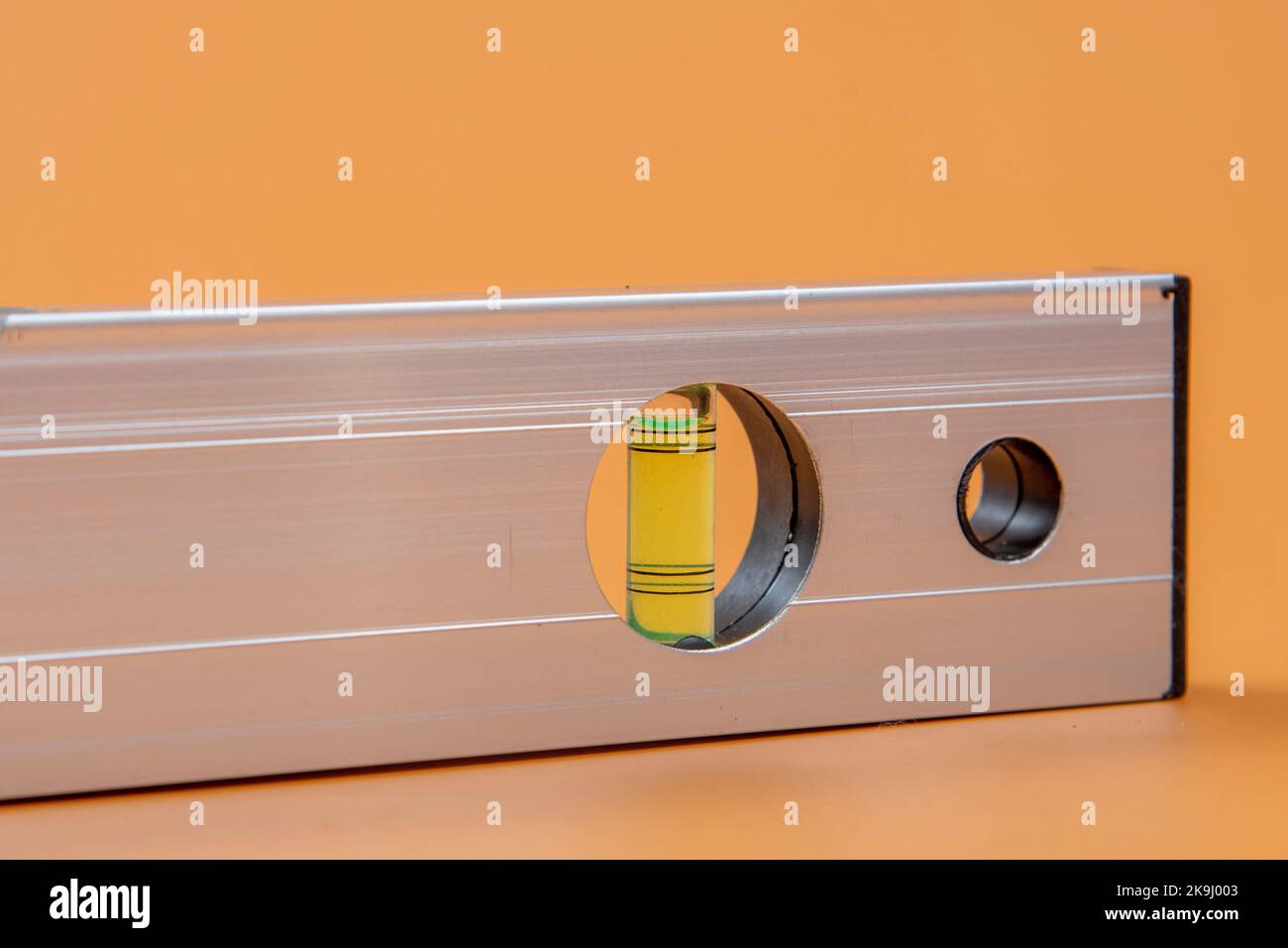 water level used by mason in civil construction work Stock Photo - Alamy