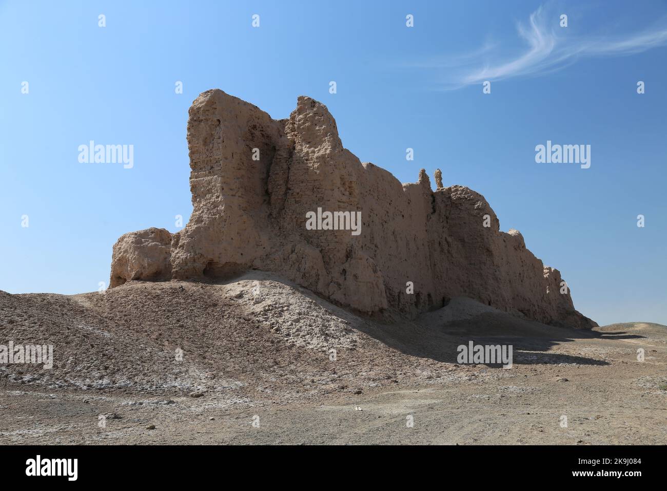 Gyaur Kala, Kyzylkum Desert, Karakalpakstan Autonomous Republic ...