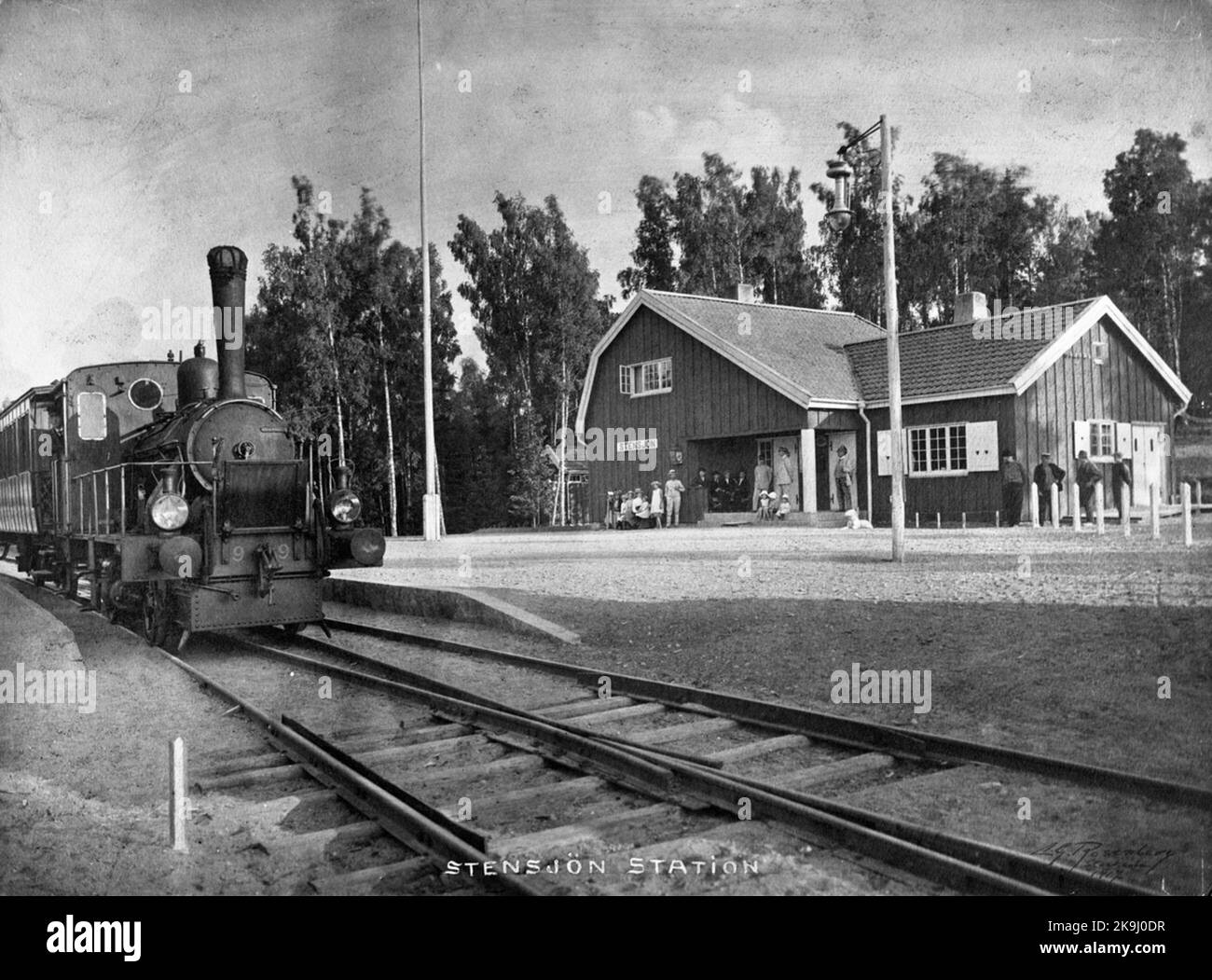 Stensjön station. KJ 9 Stock Photo - Alamy