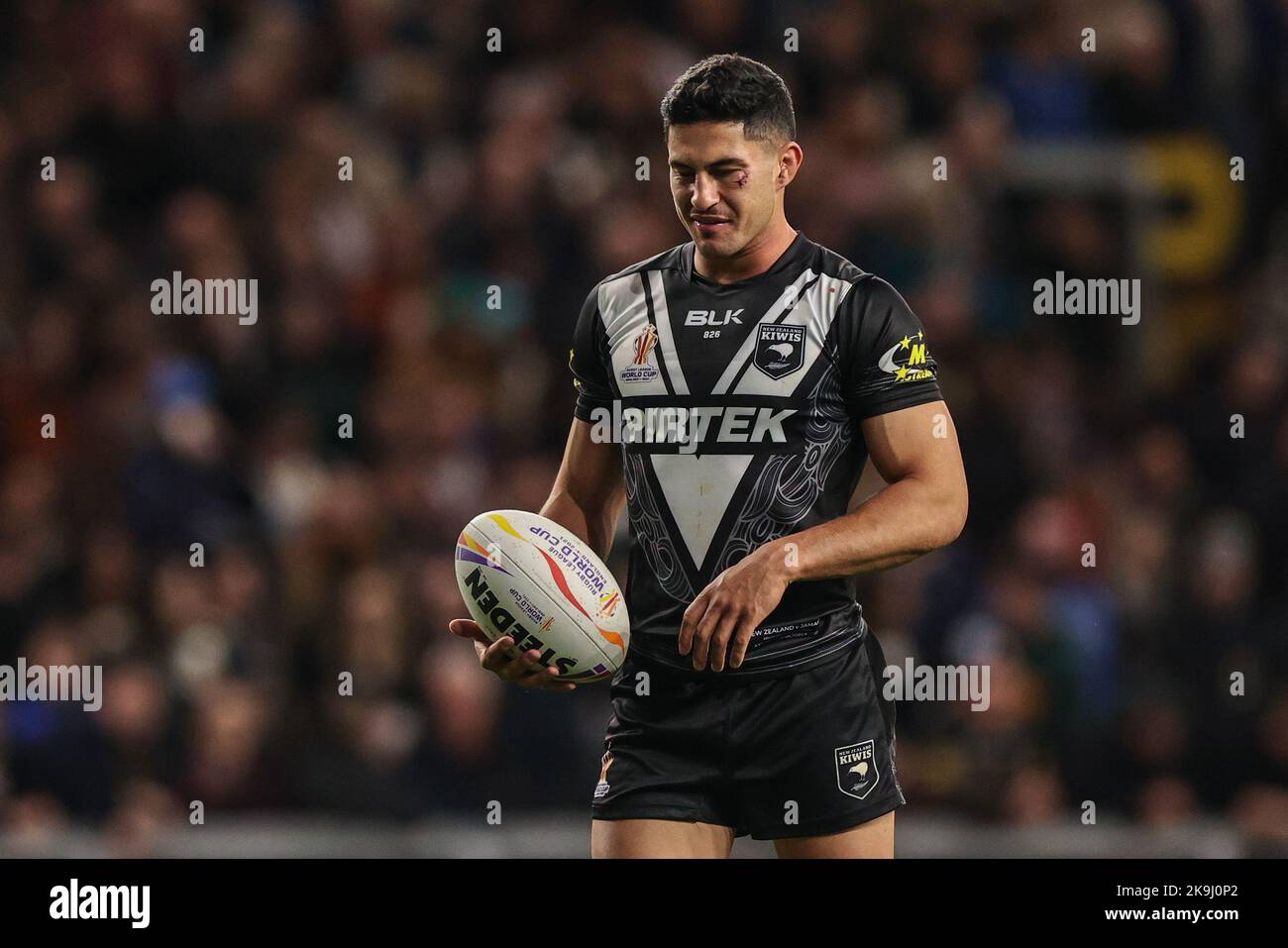 Leeds, UK. 28th Oct, 2022. Dylan Brown of New Zealand during the Rugby ...