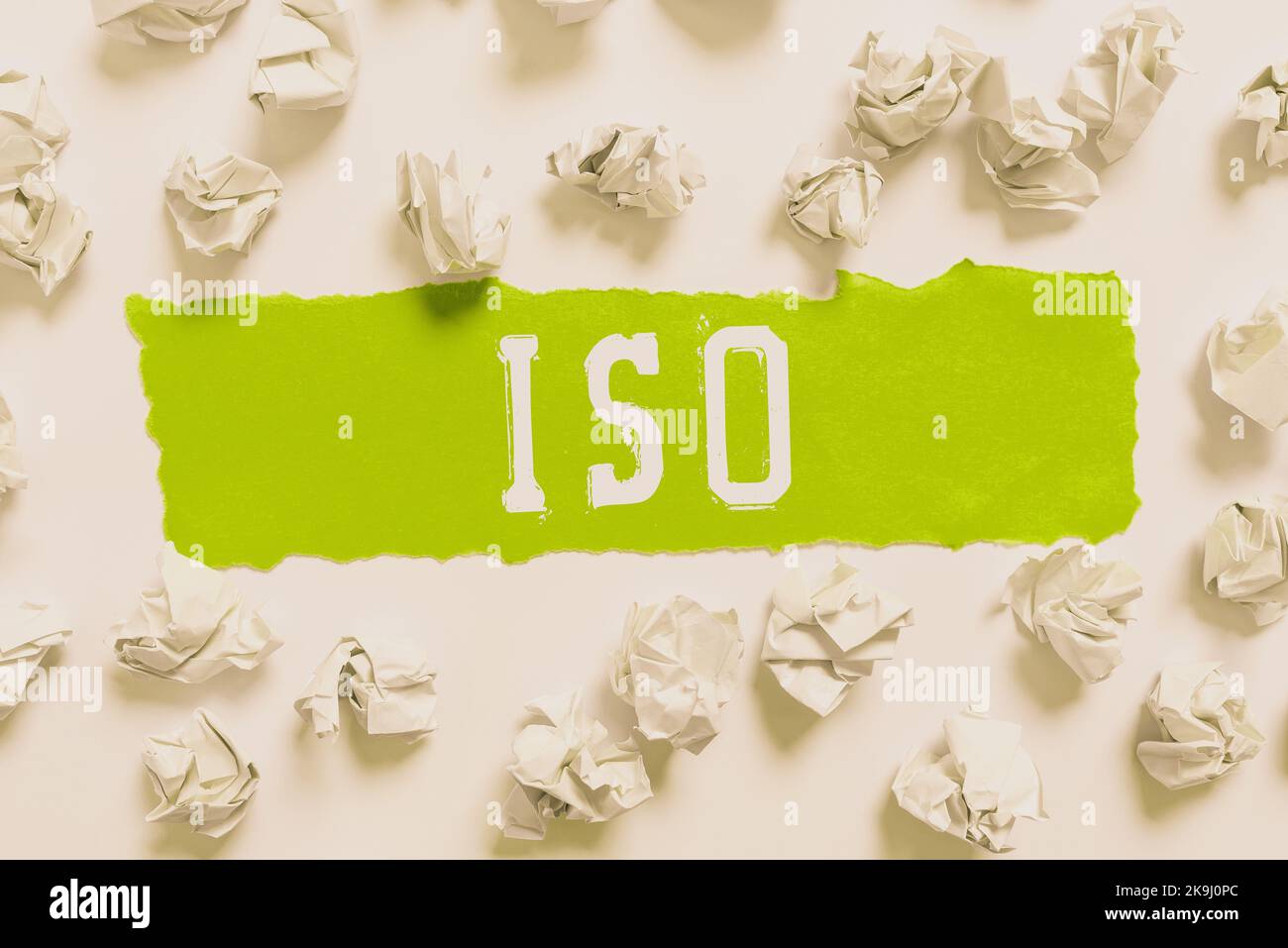 Text showing inspiration Iso. Word Written on international ...