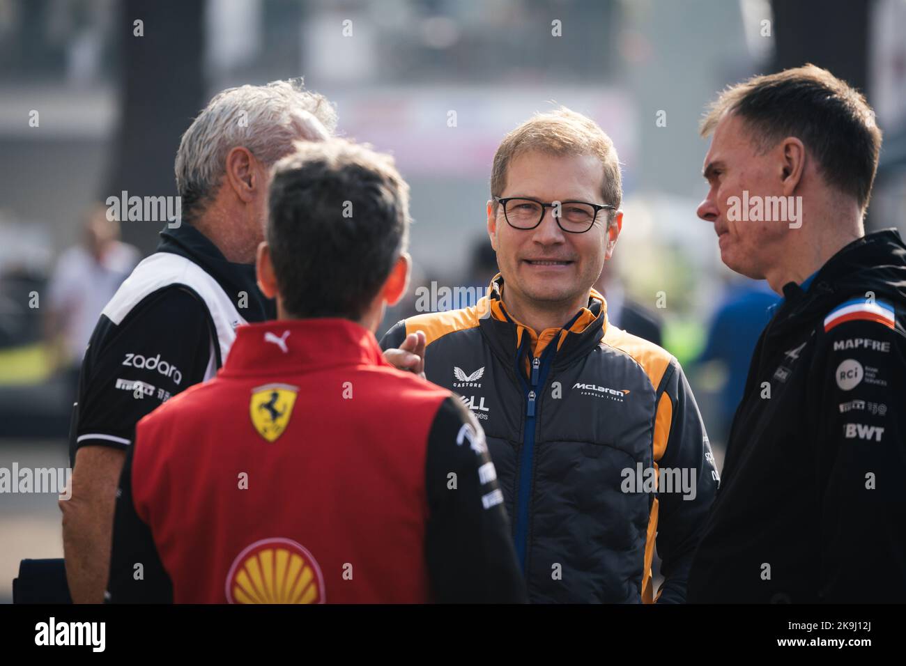 Mexico City, Mexico. 28th Oct, 2022. (L to R): Beat Zehnder (SUI) Alfa ...