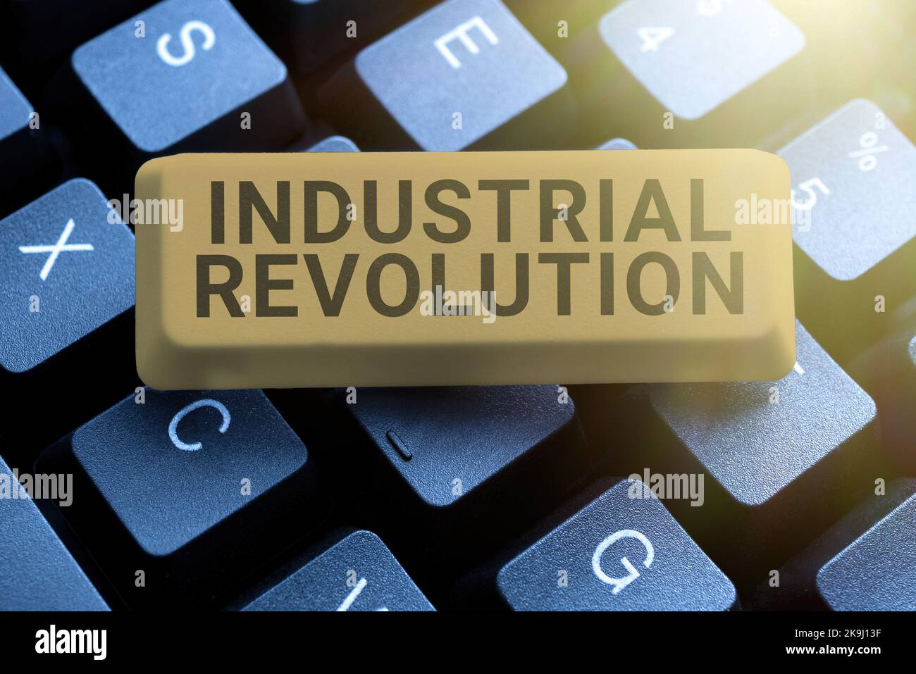 Writing displaying text Industrial Revolution. Conceptual photo changes ...