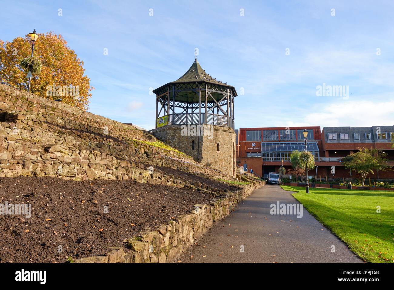 Old bandstand in a park Stock Photo - Alamy