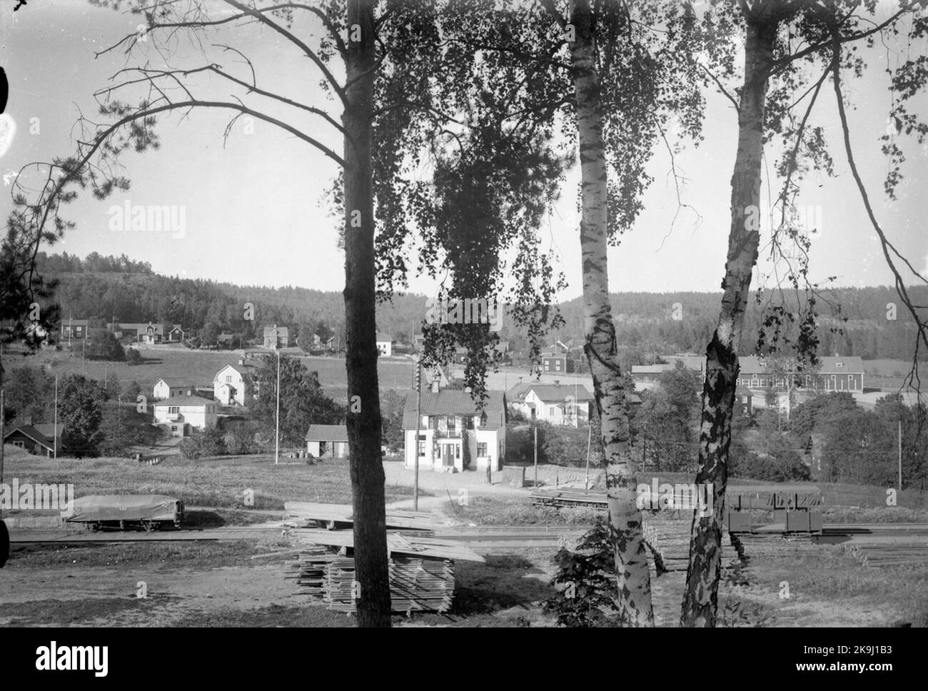 View of Falerum Bangård and its surroundings Stock Photo - Alamy