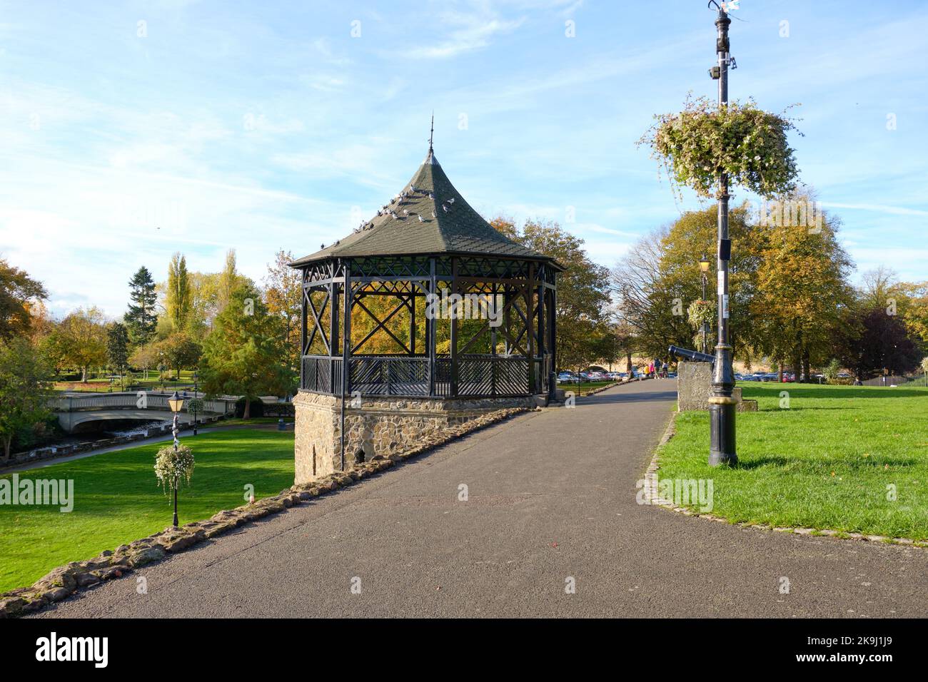 Old bandstand in a park Stock Photo - Alamy