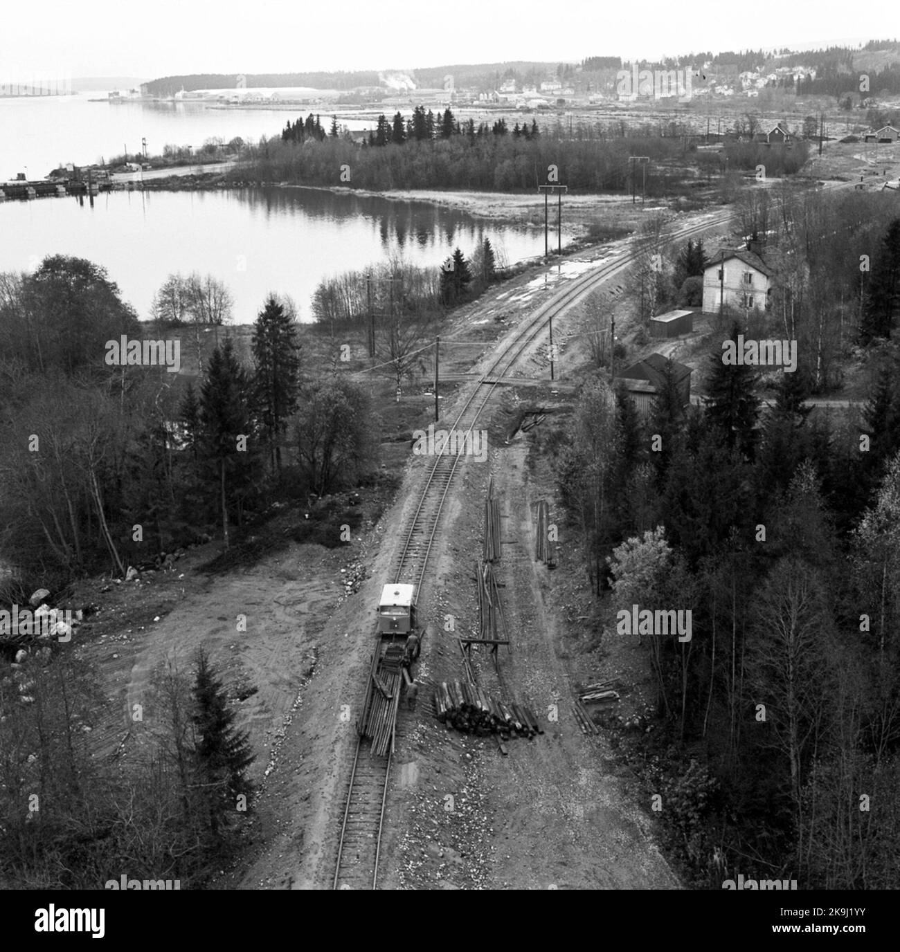 Industrial track Skönvik - Tundal. The track goes largely on the tram's ...