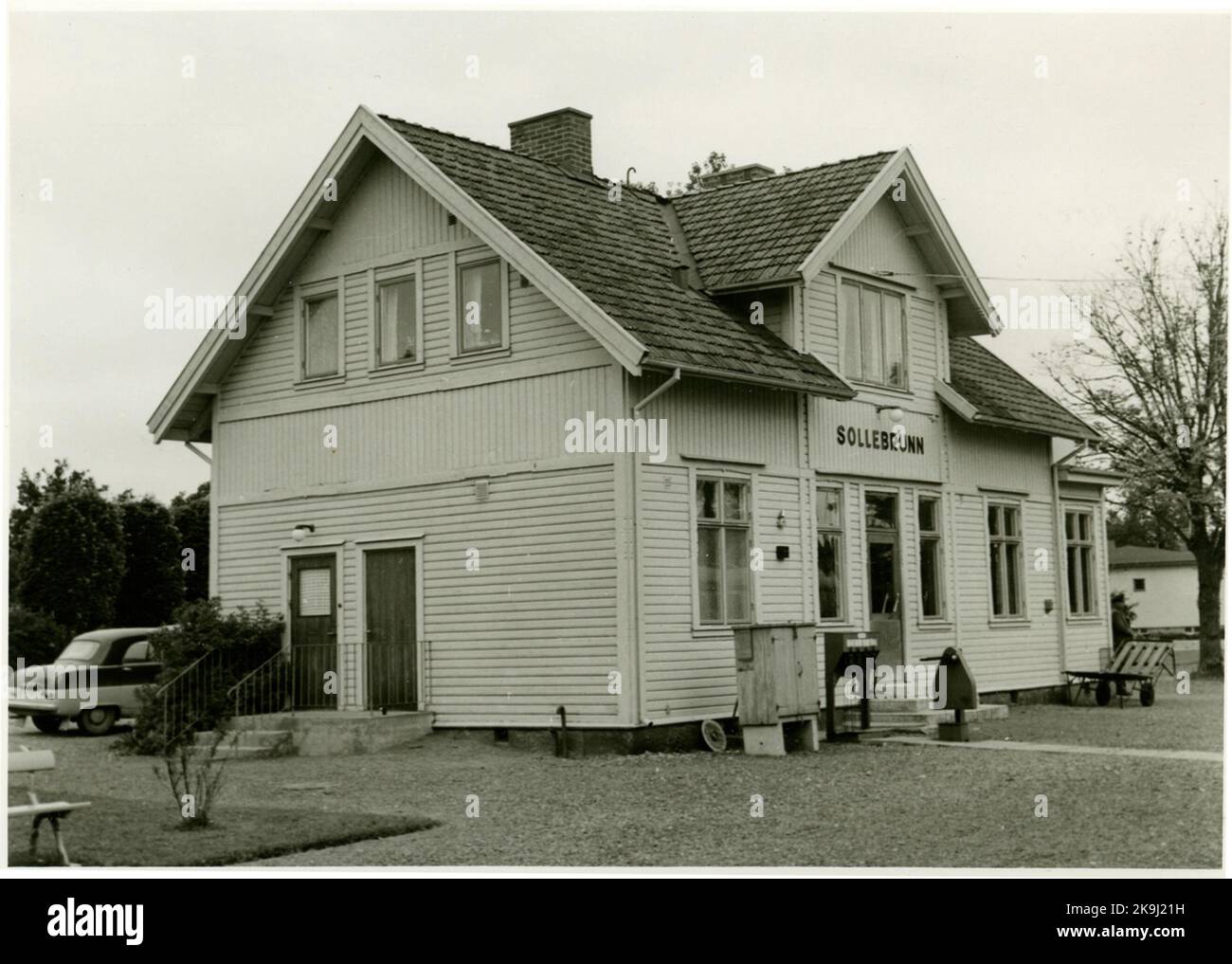 Sollebrunn station. State Railways, SJ. Was between 1900-1970 station ...