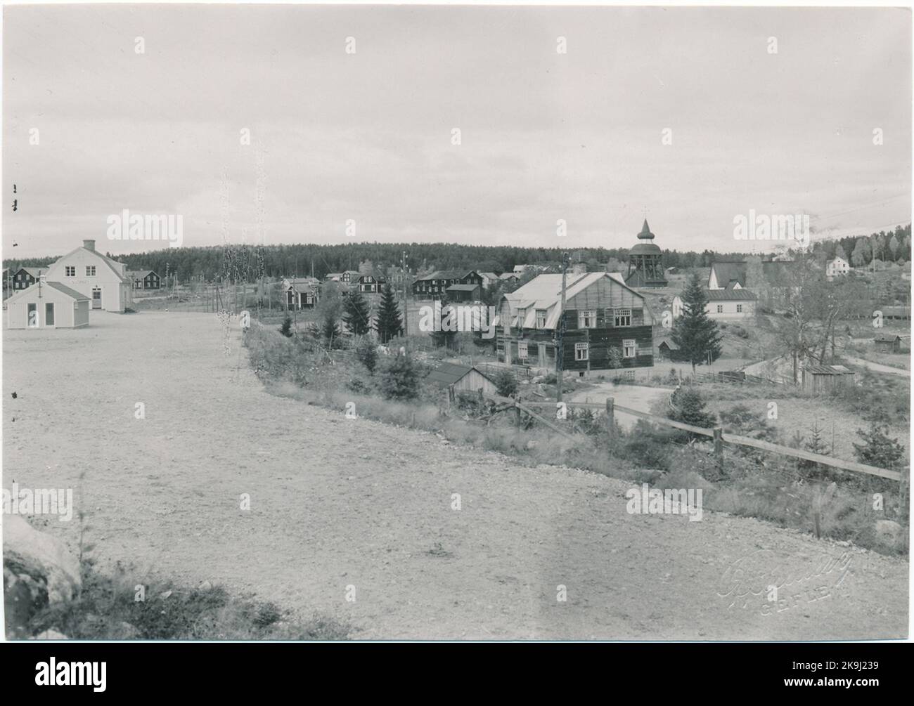 Njutångers station bell stack Stock Photo - Alamy