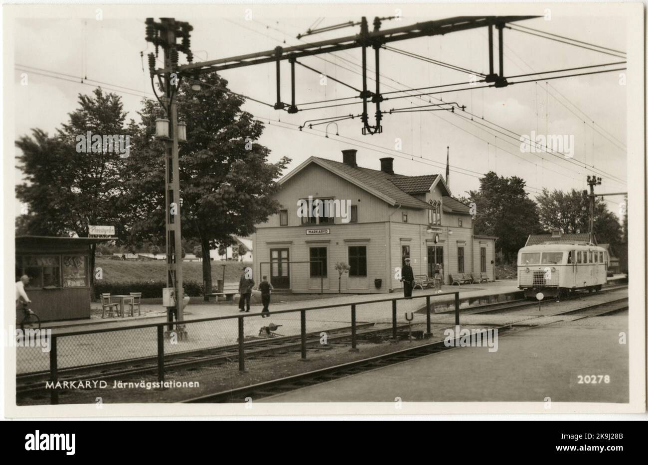 Markaryd Railway Station Stock Photo - Alamy