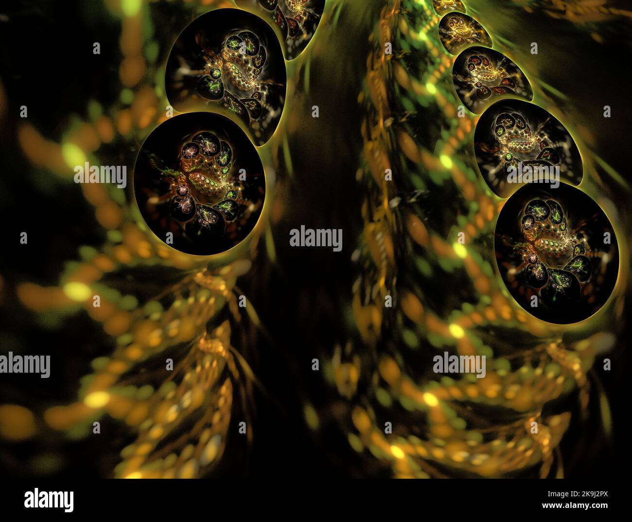 Imaginatory lush fractal texture image abstract background Stock Photo ...