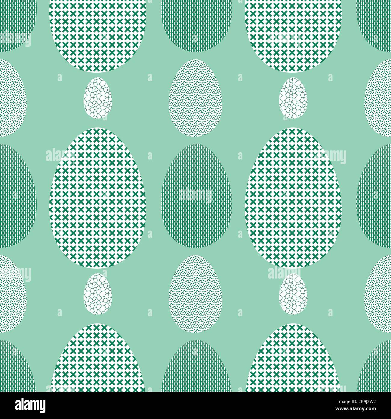 Easter eggs seamless spring pattern for kids clothes print and ...