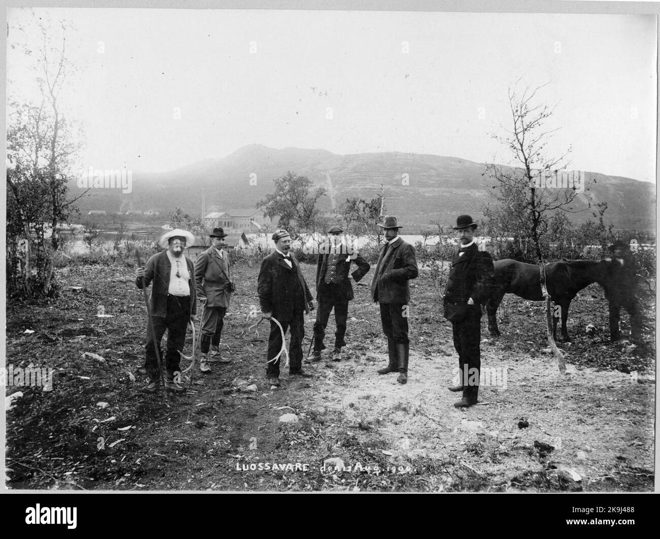 Gruppfoto I Luossavaara Stock Photo - Alamy