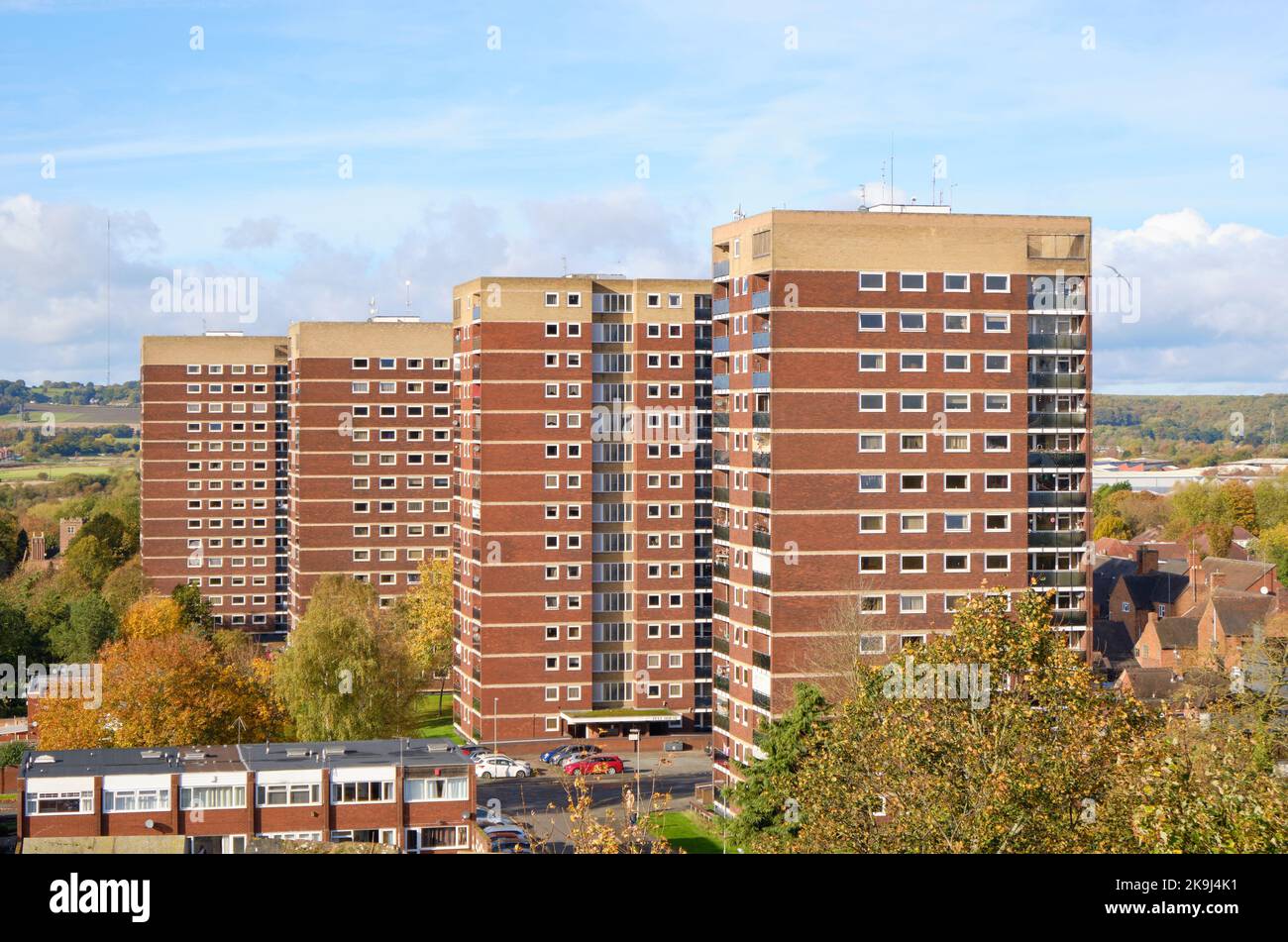 High rise flats tamworth staffordshire hi-res stock photography and ...