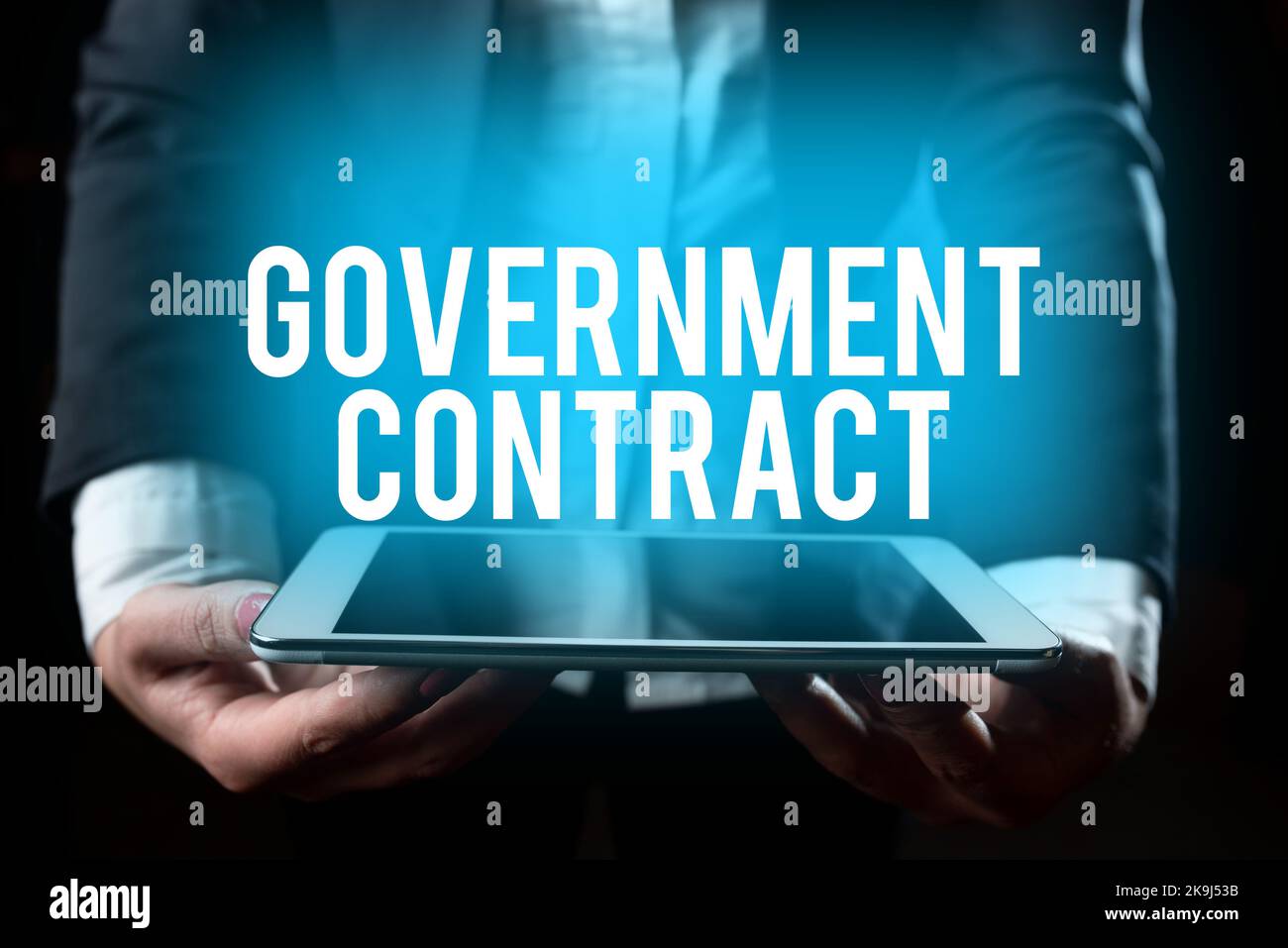 Text sign showing Government Contract. Internet Concept Introduce New ...
