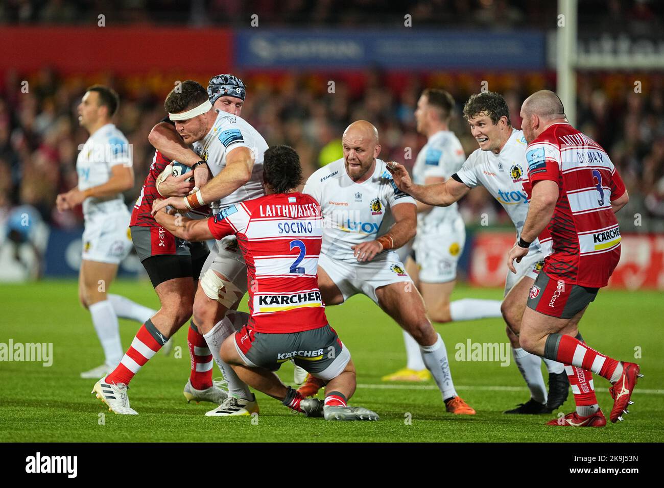 Gloucester, UK. 28th Oct, 2022. Santiago Socino of Gloucester Rugby ...