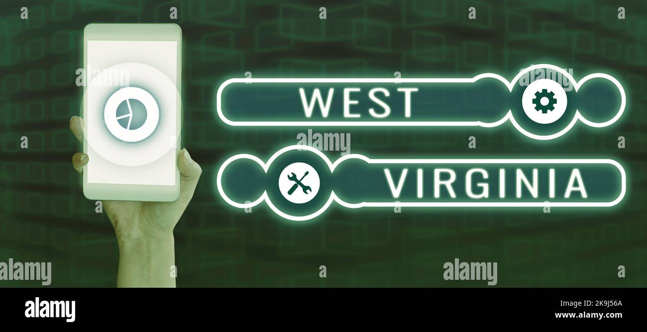 Conceptual caption West Virginia. Business concept Annual Discounts ...