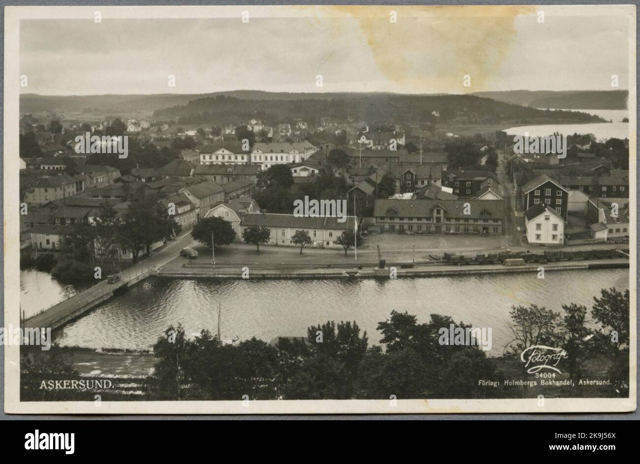View of Askersund Stock Photo - Alamy