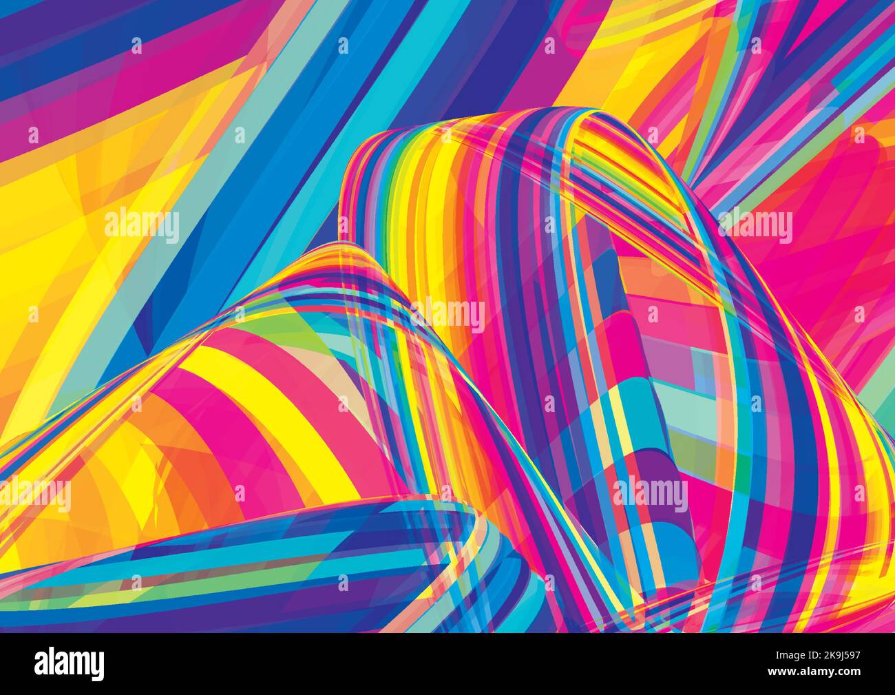 Abstract colorful artistic background with multicolor complicated ...