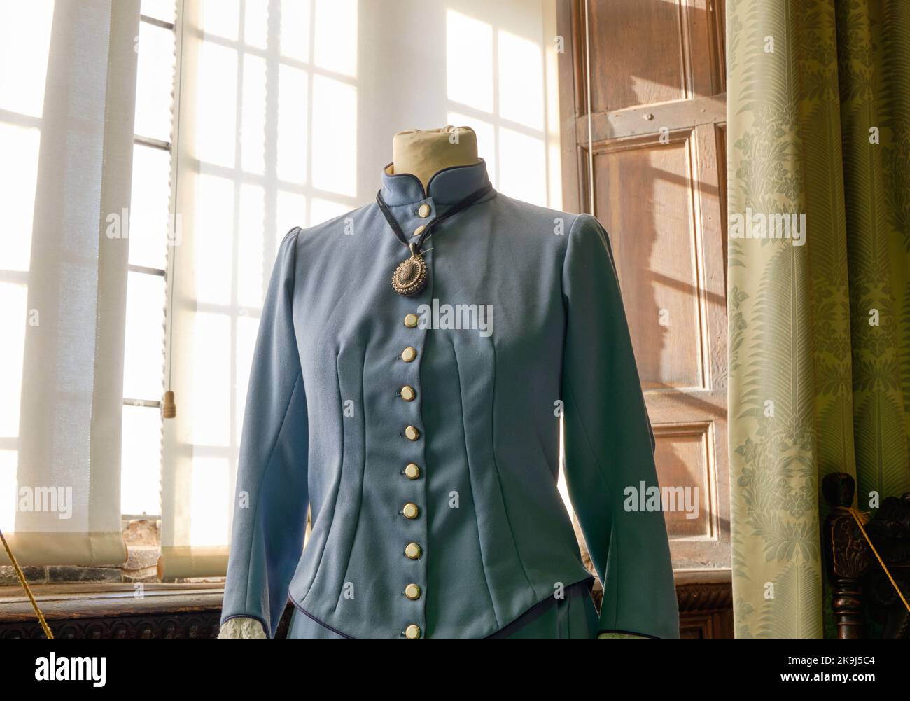 Historical female clothes in a museum Stock Photo - Alamy