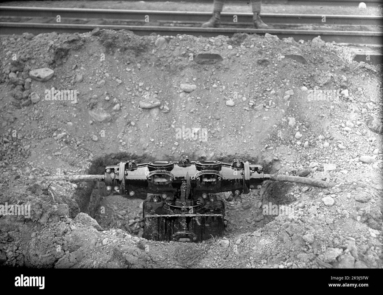 Stretch of track Black and White Stock Photos & Images - Alamy