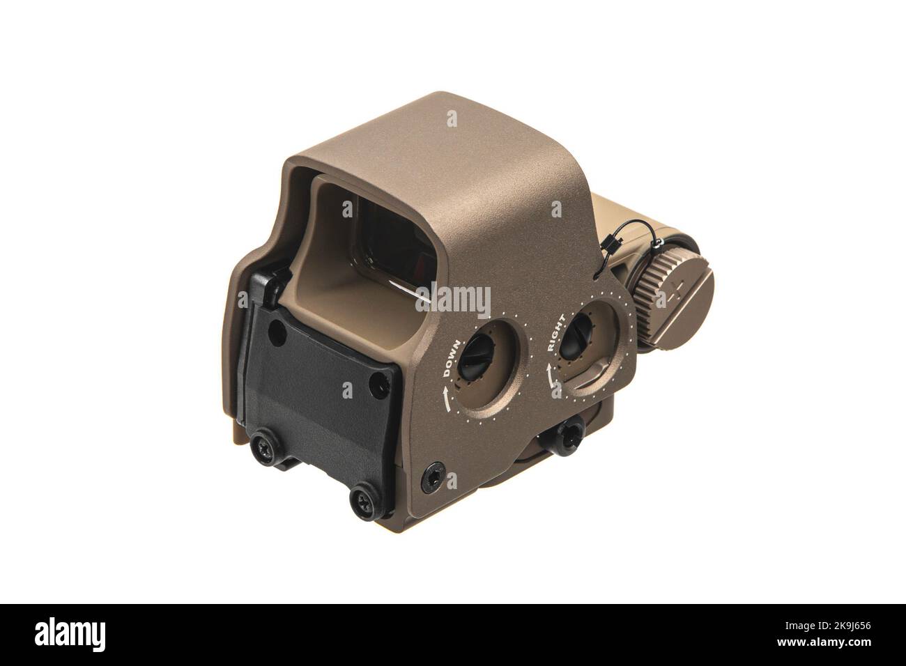 Modern optical collimator sight. Aiming device for shooting at short ...