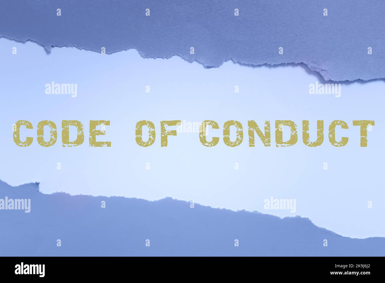 Writing displaying text Code Of Conduct. Business overview set of ...