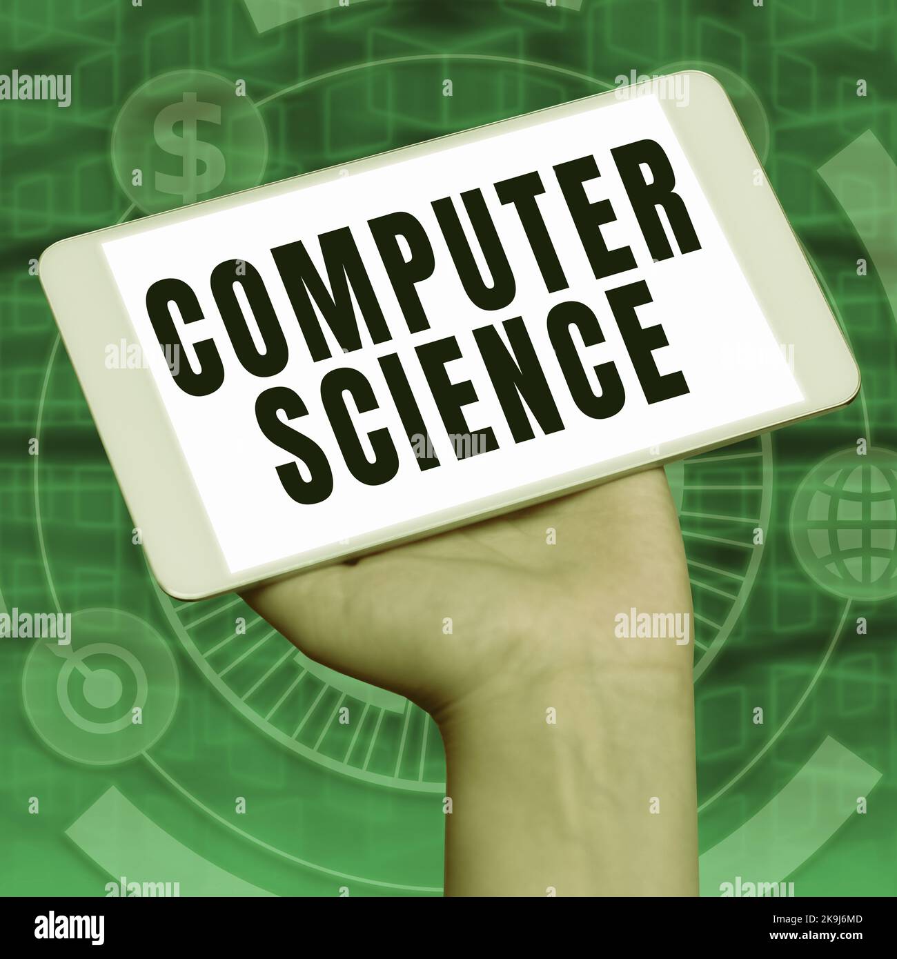 Text sign showing Computer Science. Business concept instruct and help ...