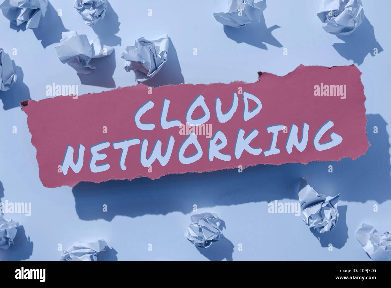 Conceptual caption Cloud Networking. Business approach application of ...