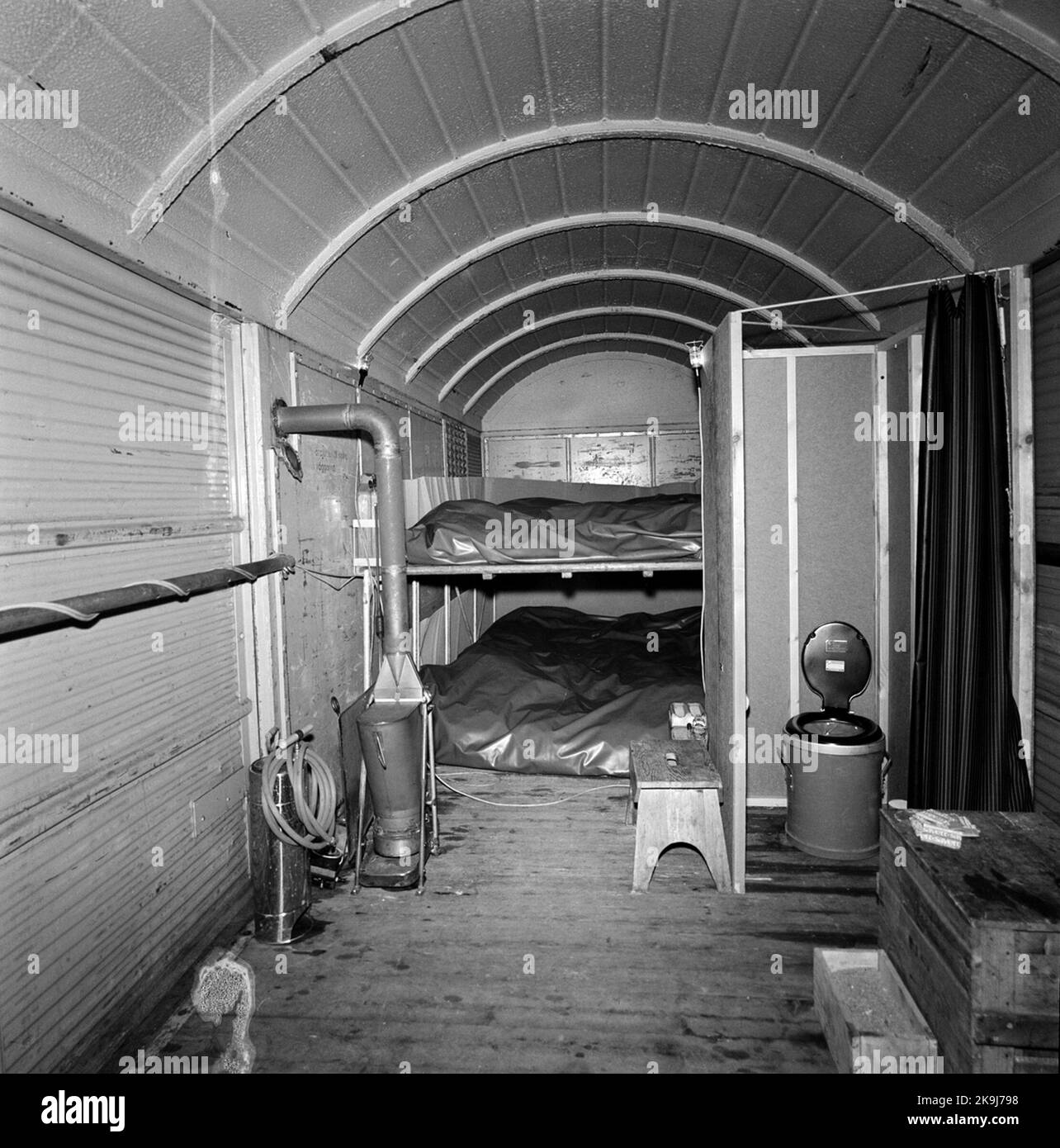 Wagon interior for military transport Stock Photo - Alamy