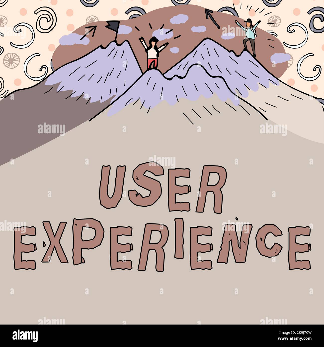 Inspiration showing sign User Experience. Business approach how a ...