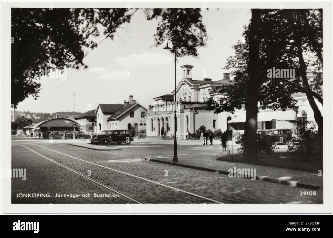 Railway and bus station in Jönköping Stock Photo - Alamy