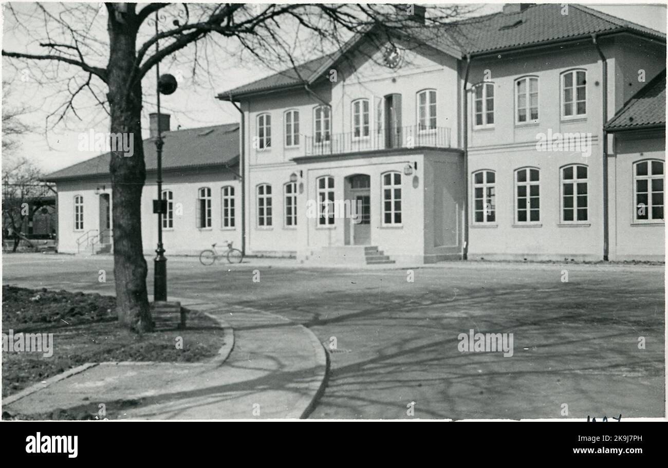 Sala station house from the street side Stock Photo - Alamy