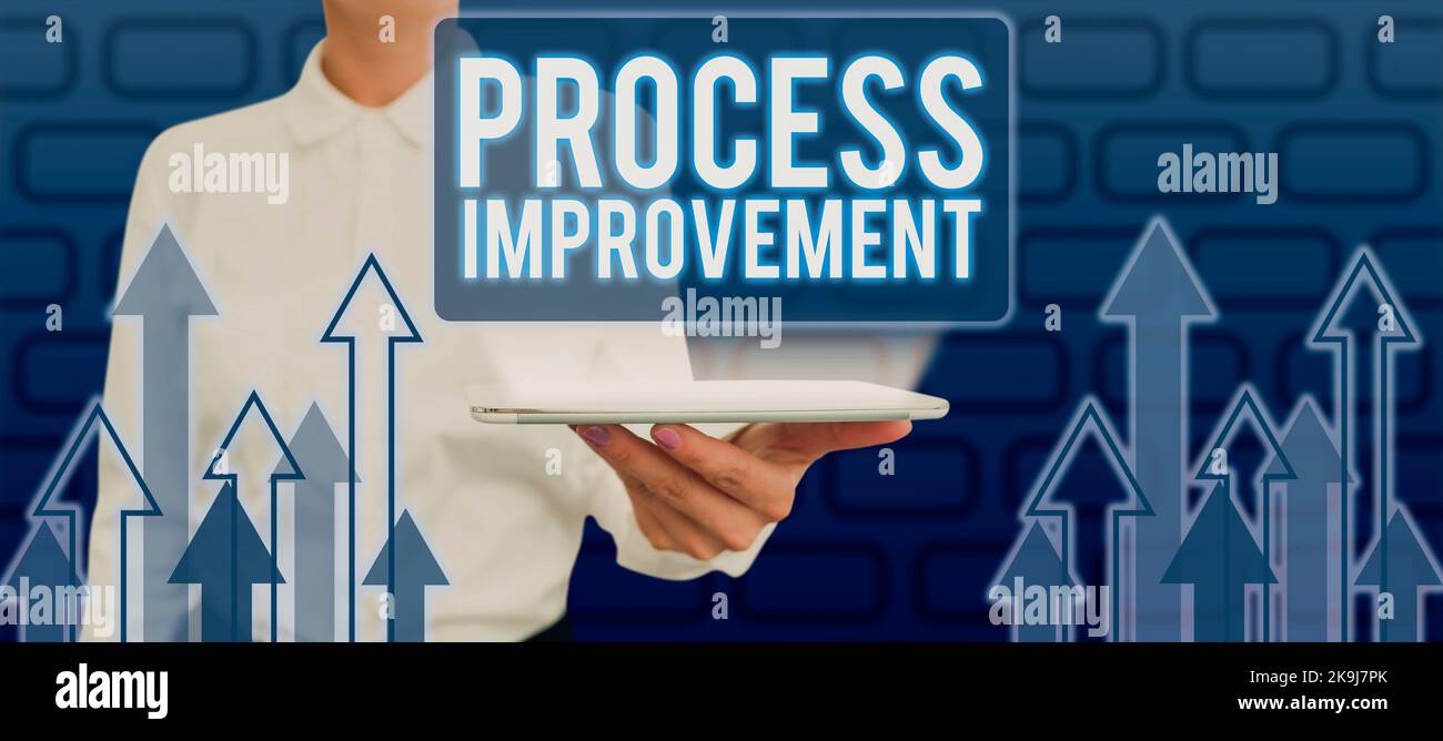 Inspiration showing sign Process Improvement. Concept meaning task of ...
