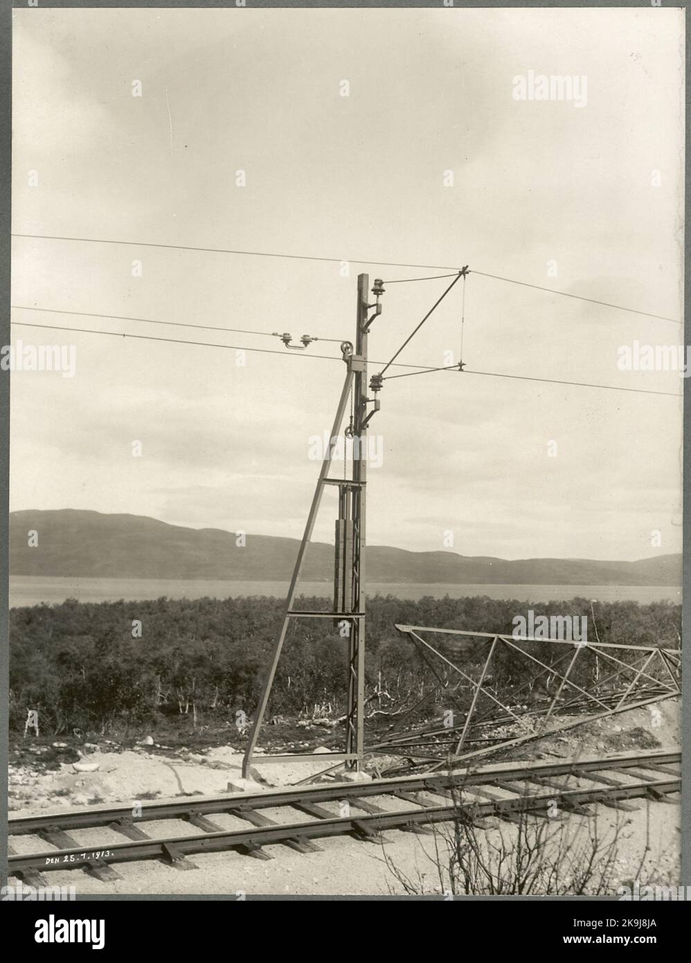 Somewhere on the national border track Stock Photo - Alamy