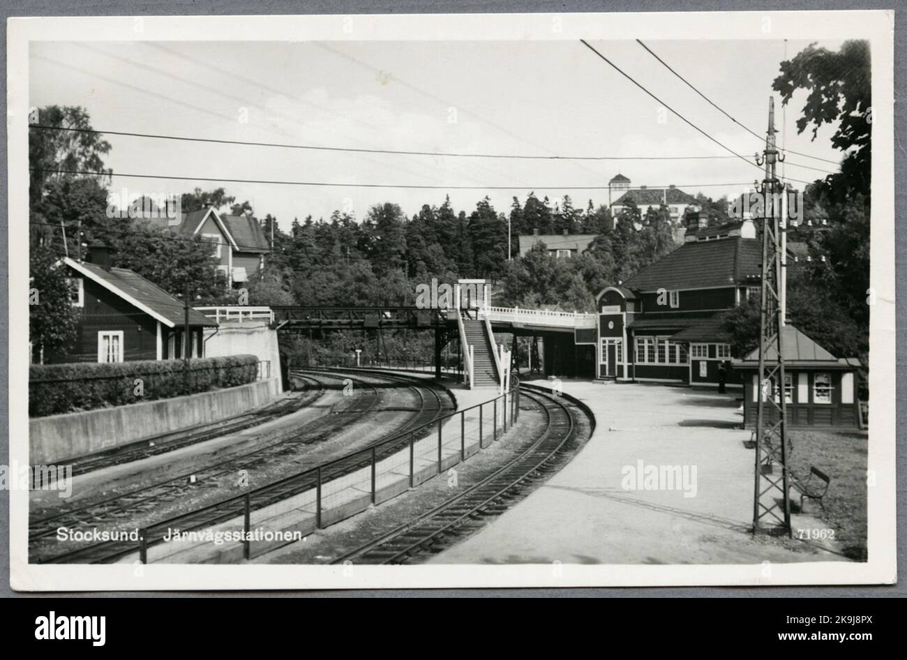 Stocksund railway station Stock Photo - Alamy