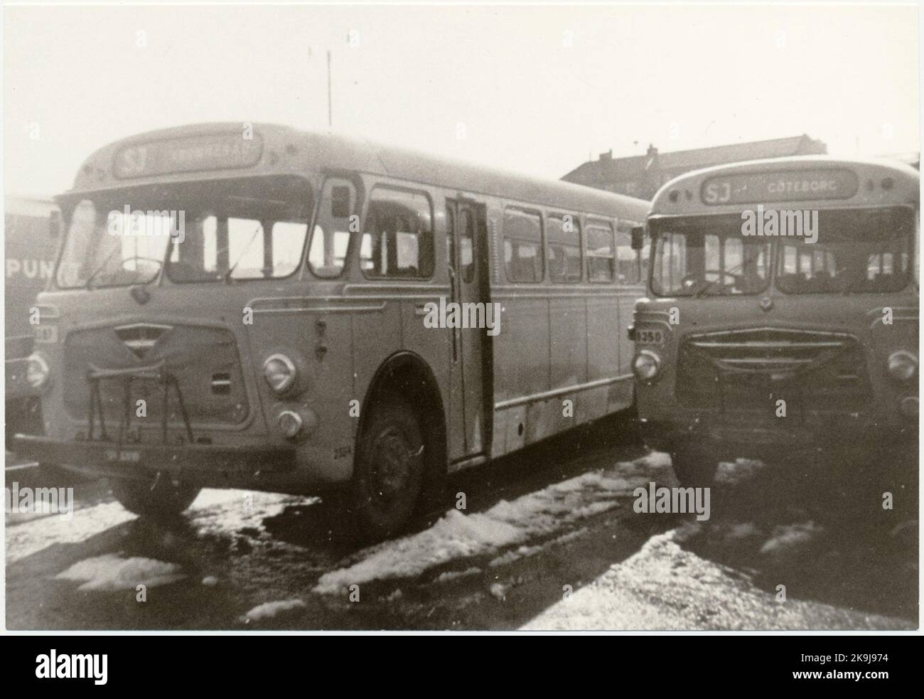 State Railways, SJ Bus 2584 and SJ Bus 2290 Stock Photo - Alamy