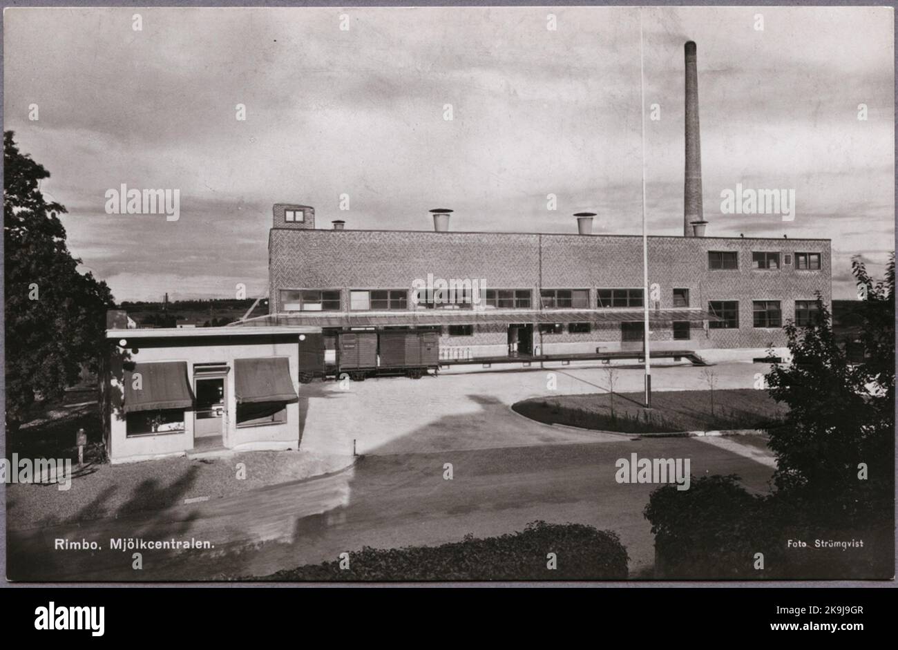 The milk center in Rimbo Stock Photo - Alamy