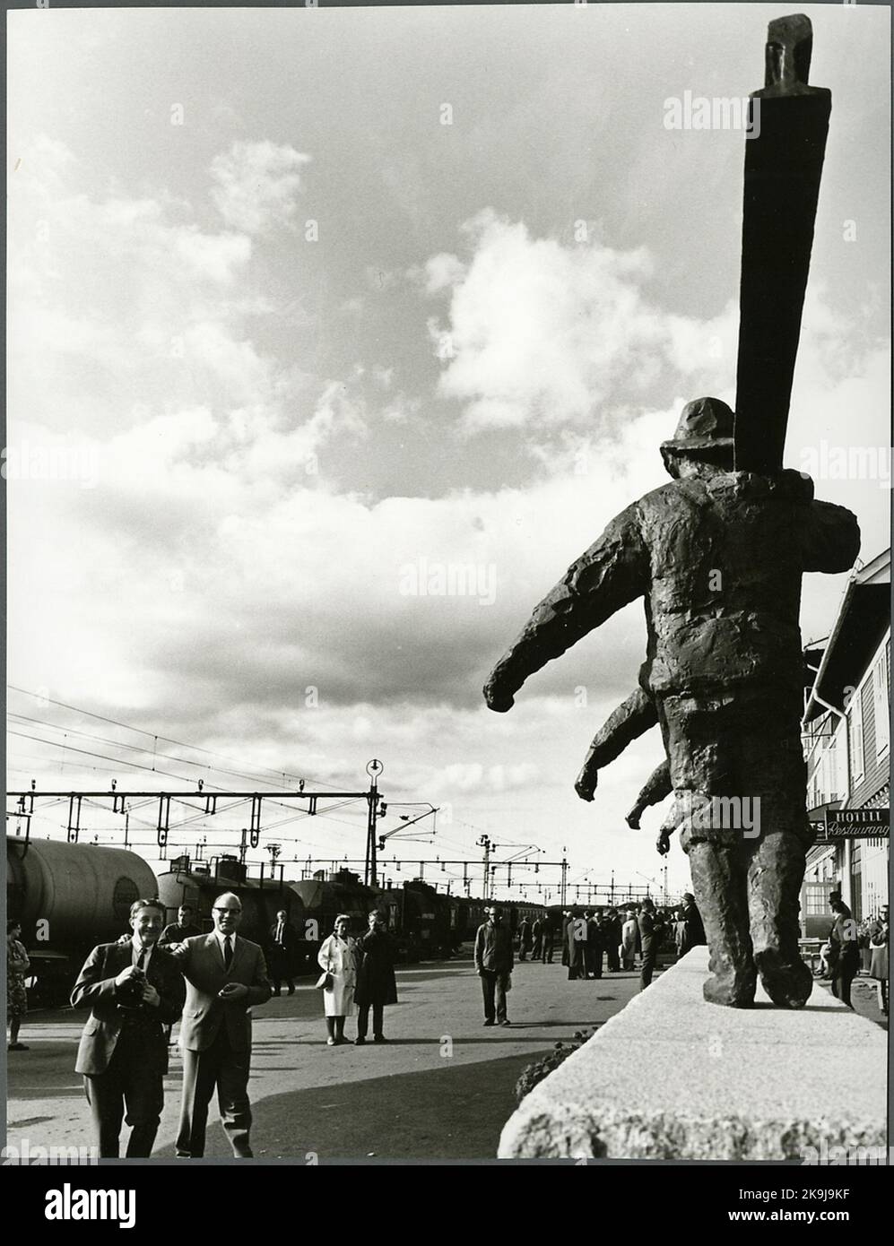 Rallar monument inauguration Stock Photo - Alamy