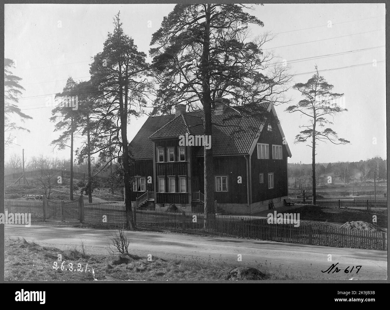 Bostain house at Tomteboda Stock Photo - Alamy