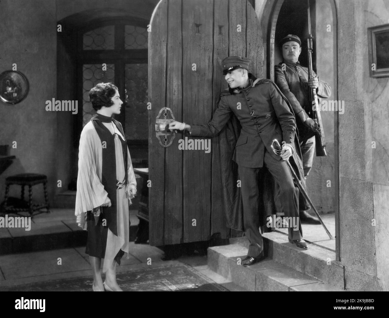 Aileen Pringle, on-set of the Silent Film, "The Great Deception", First ...