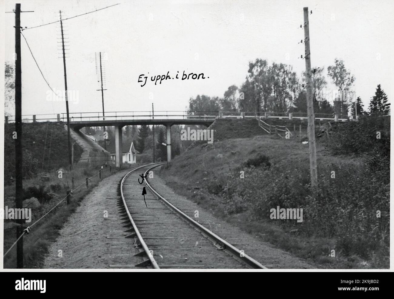 Road bridge over rail Stock Photo - Alamy