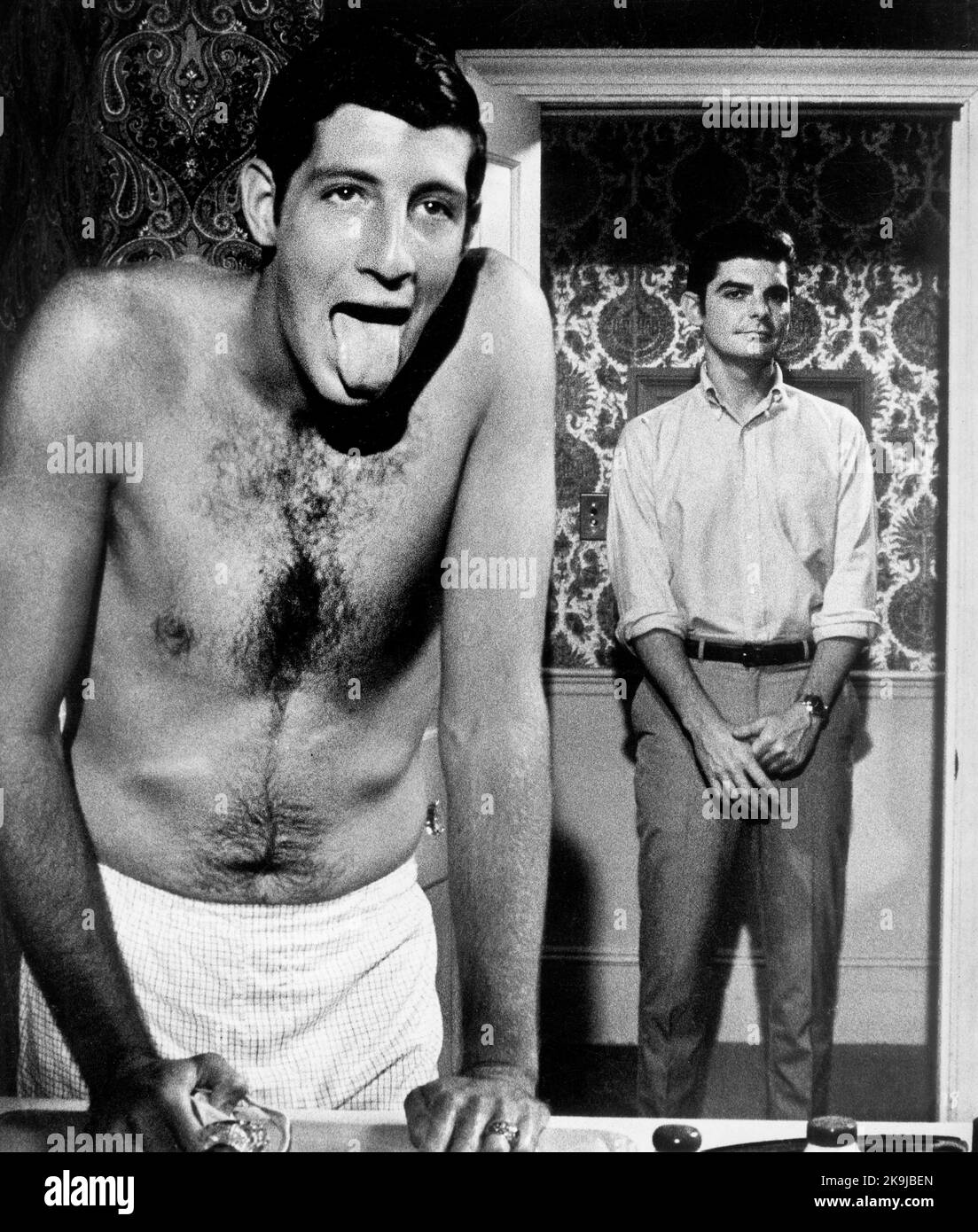 Michael Meyers, Richard Benjamin, on-set of the Film, Goodbye, Columbus ...