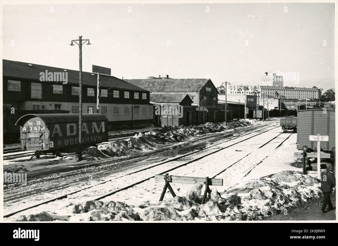 Stockholm Norra station for electrification Stock Photo - Alamy