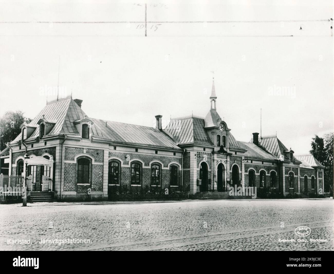 Station house from the street side. The station was built in connection ...