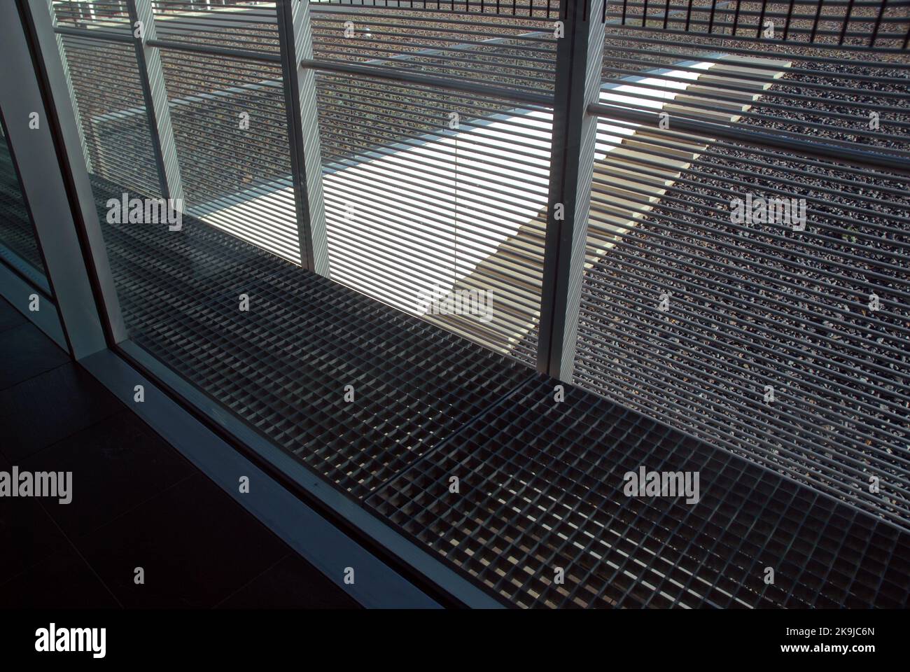Interior of Terror Museum, built on the site of former Nazi Gestapo HQ ...