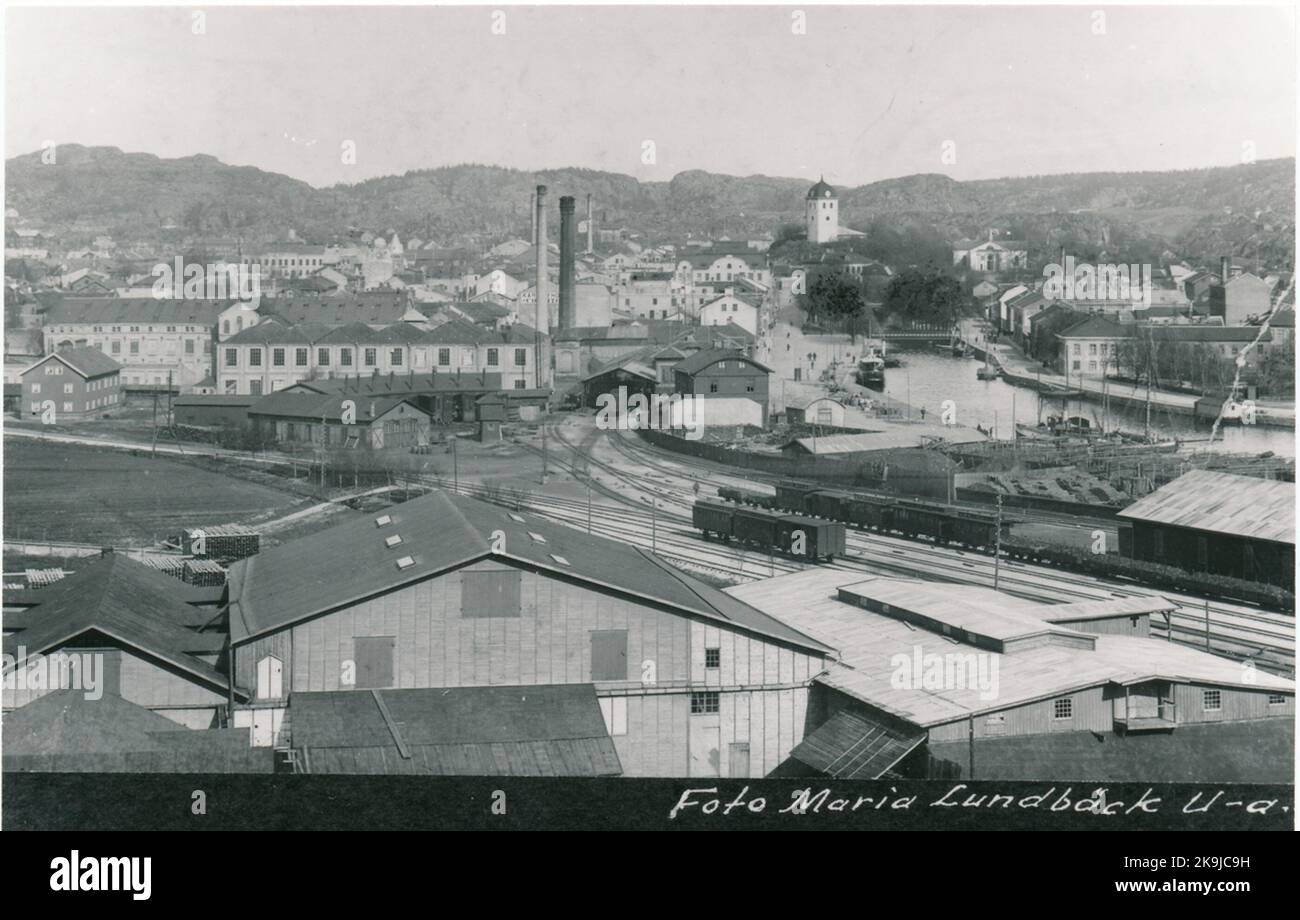 Uddevalla port station Stock Photo - Alamy