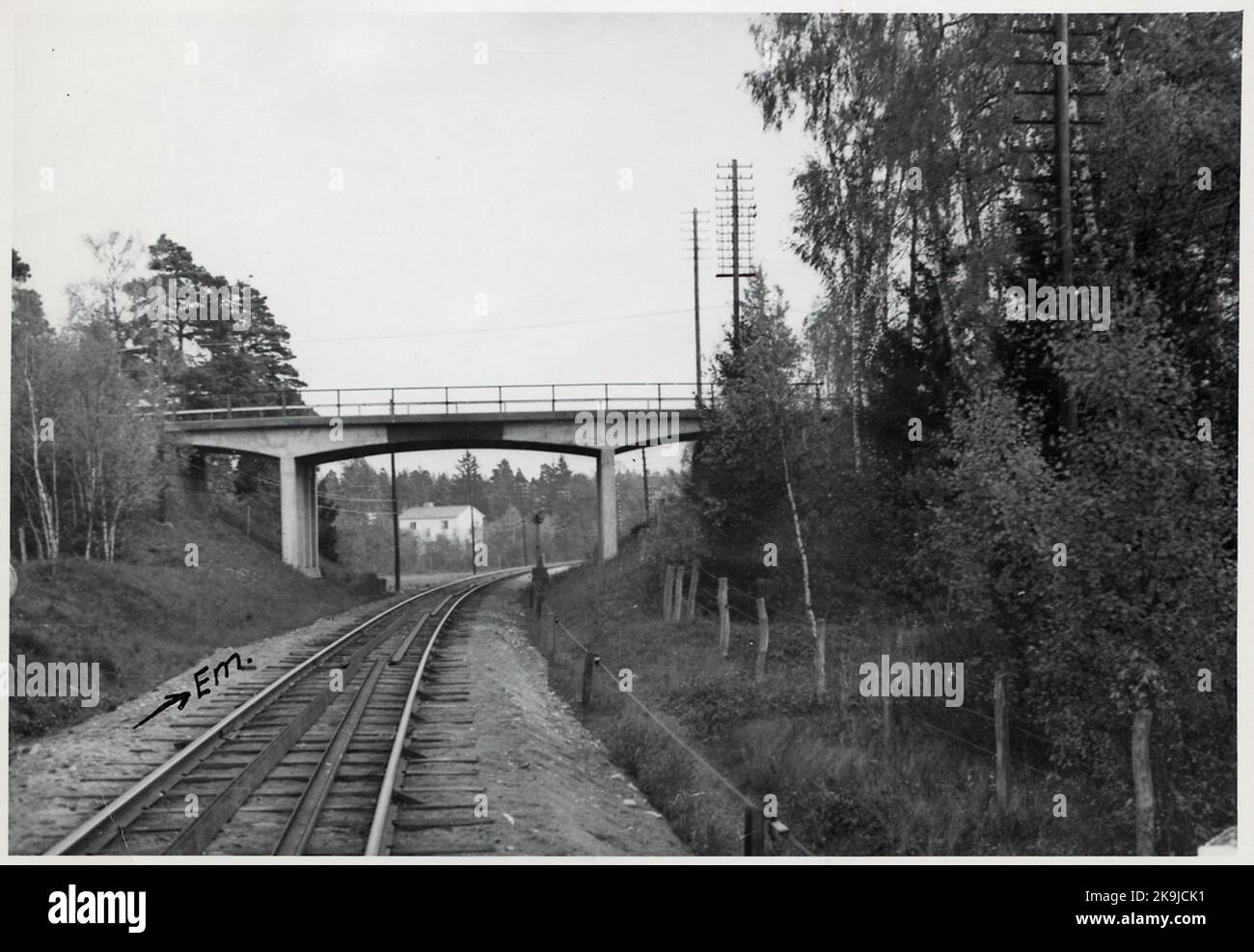 Road bridge over rail Stock Photo - Alamy